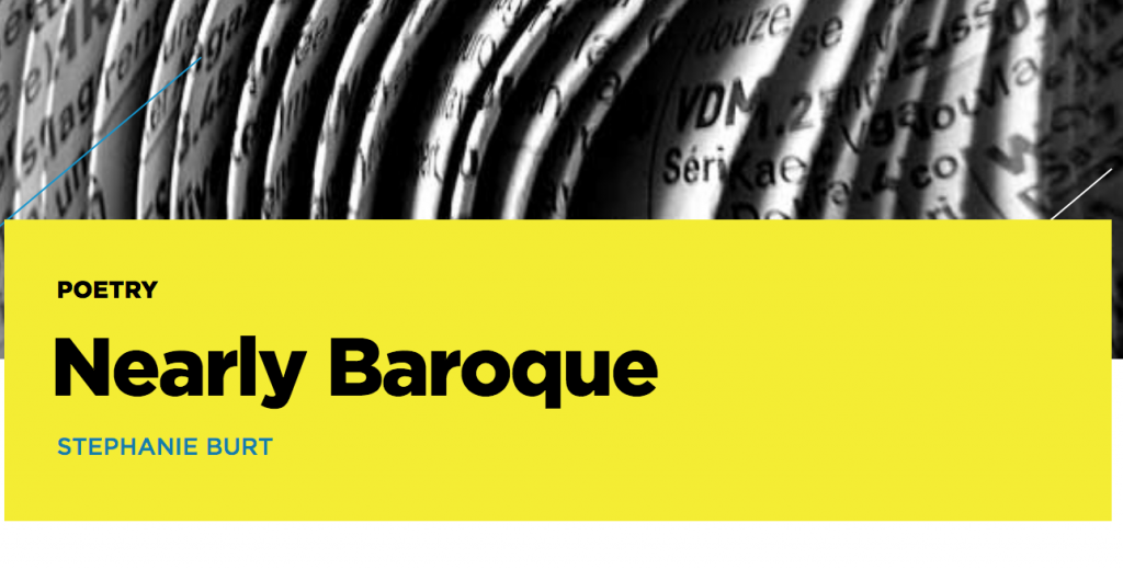 Stephanie Burt (poetic lab) | Poetry Machines