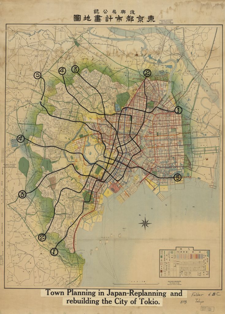 Tokyo, 1923 | The Harvard Map Collection Presents: